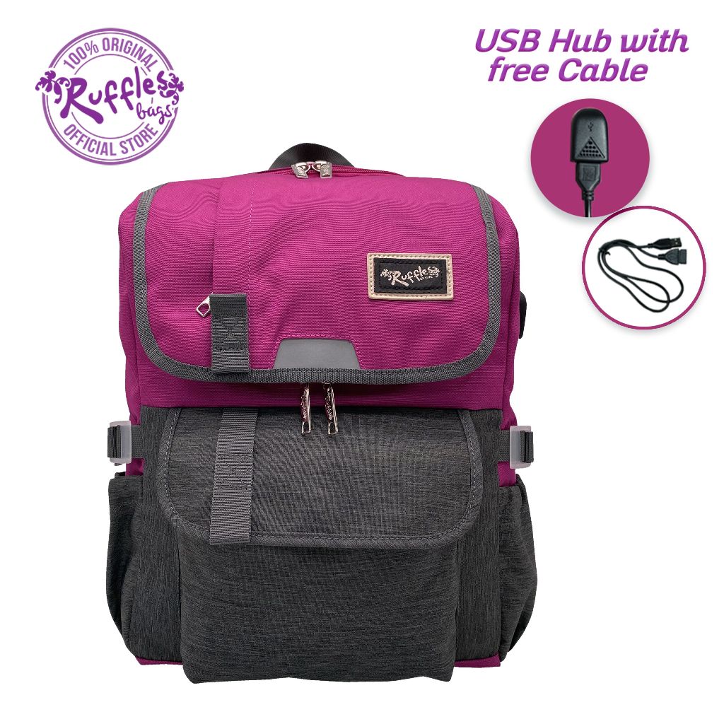 Ruffles Bags Patrice Backpack #1 17" | Shopee Philippines