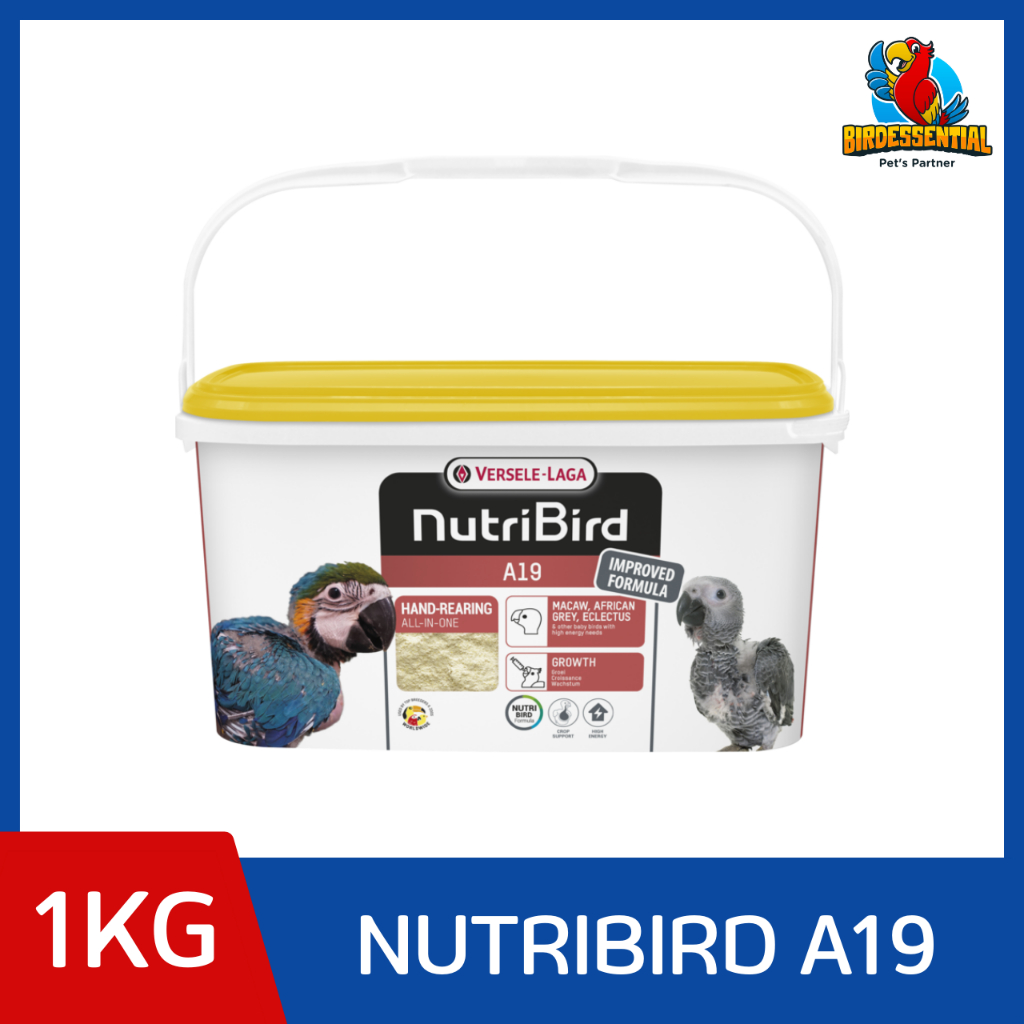 Versele Laga NutriBird A19 Hand feed Formula for Birds Macaw, AGP ...