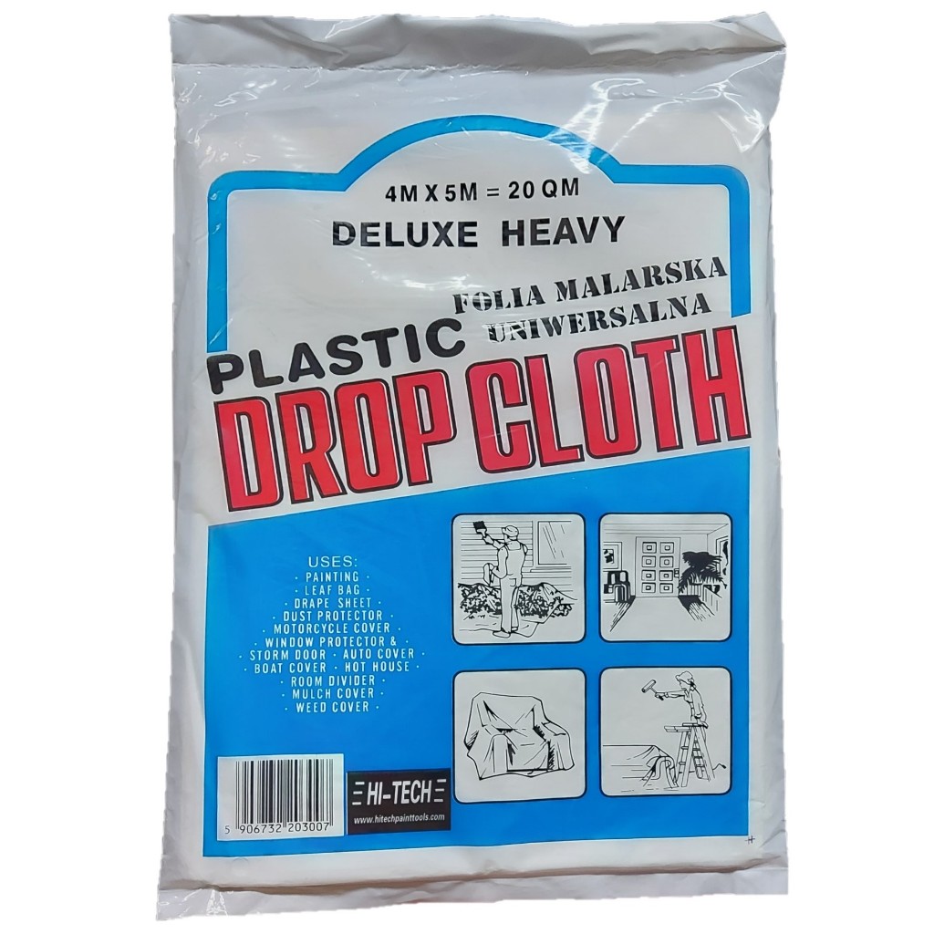 Hi-Tech Plastic Drop Cloth Cover 4M x 5M | Shopee Philippines