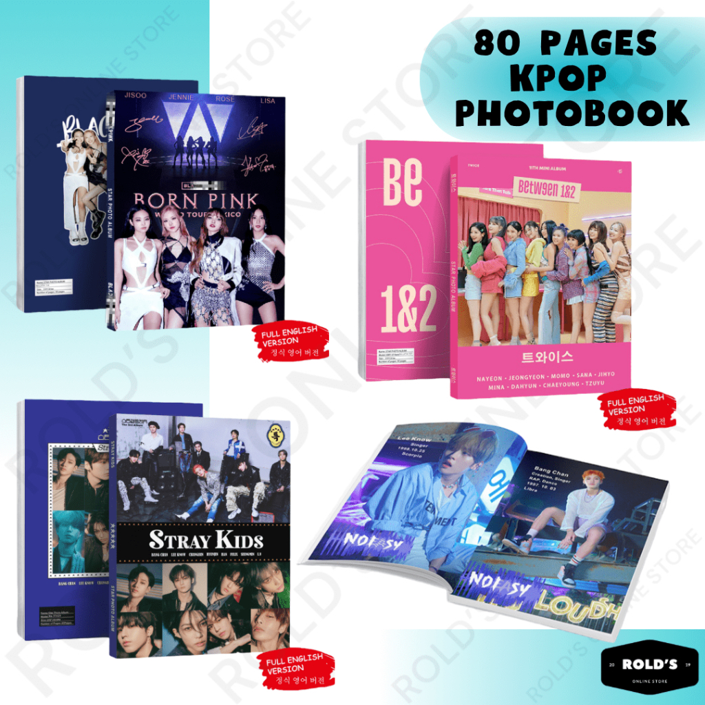 [80 pages] KPOP HD Photobook Photo Album English Version Magazine Type ...