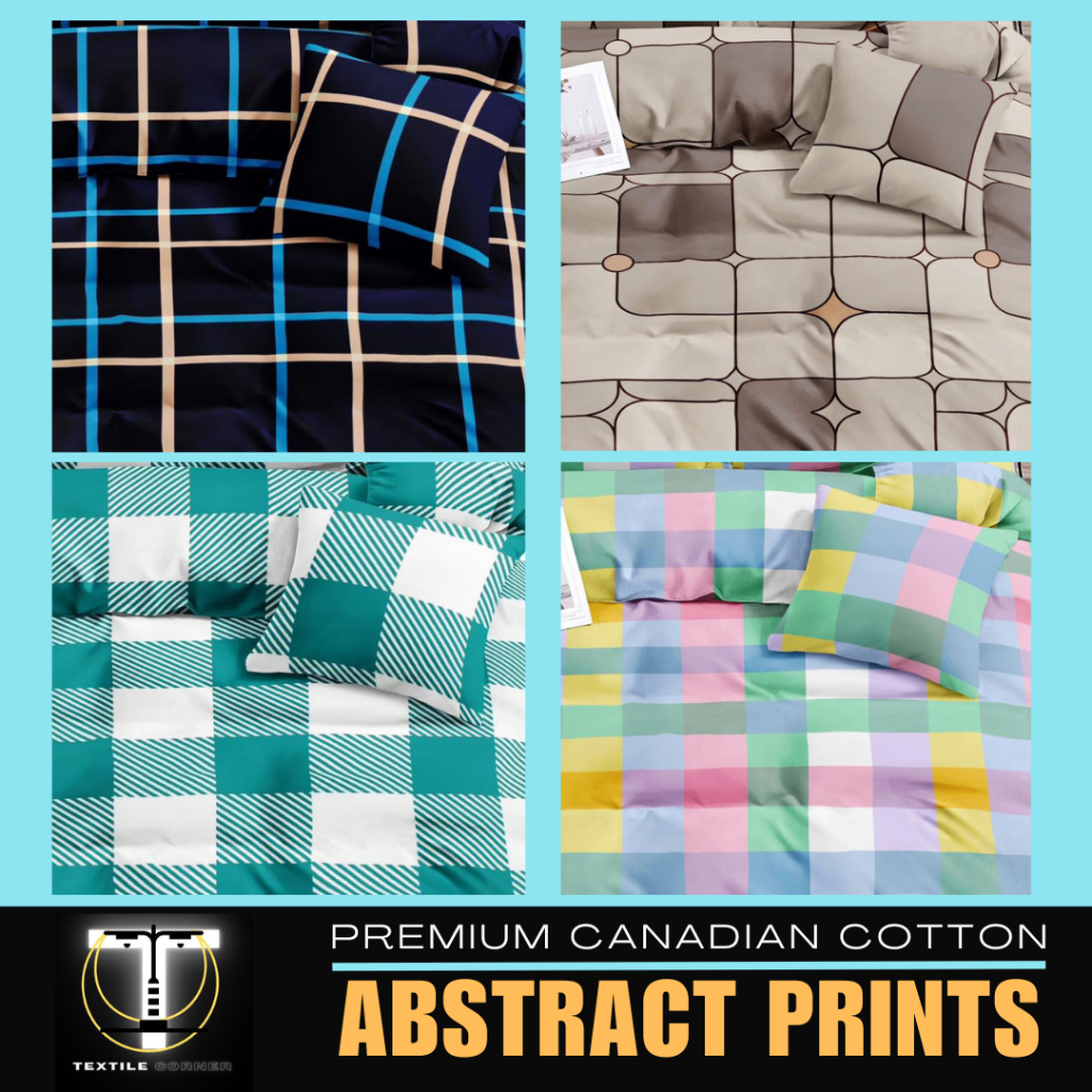 TEXTILE CORNER PH PREMIUM CANADIAN COTTON PER YARD | ABSTRACT PRINTS - QUAD EDITION (1-15 ...