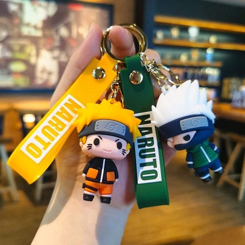 Anime Naruto Keychain Sakura Kakashi Sasuke Gaara Hinata Rock Lee ...