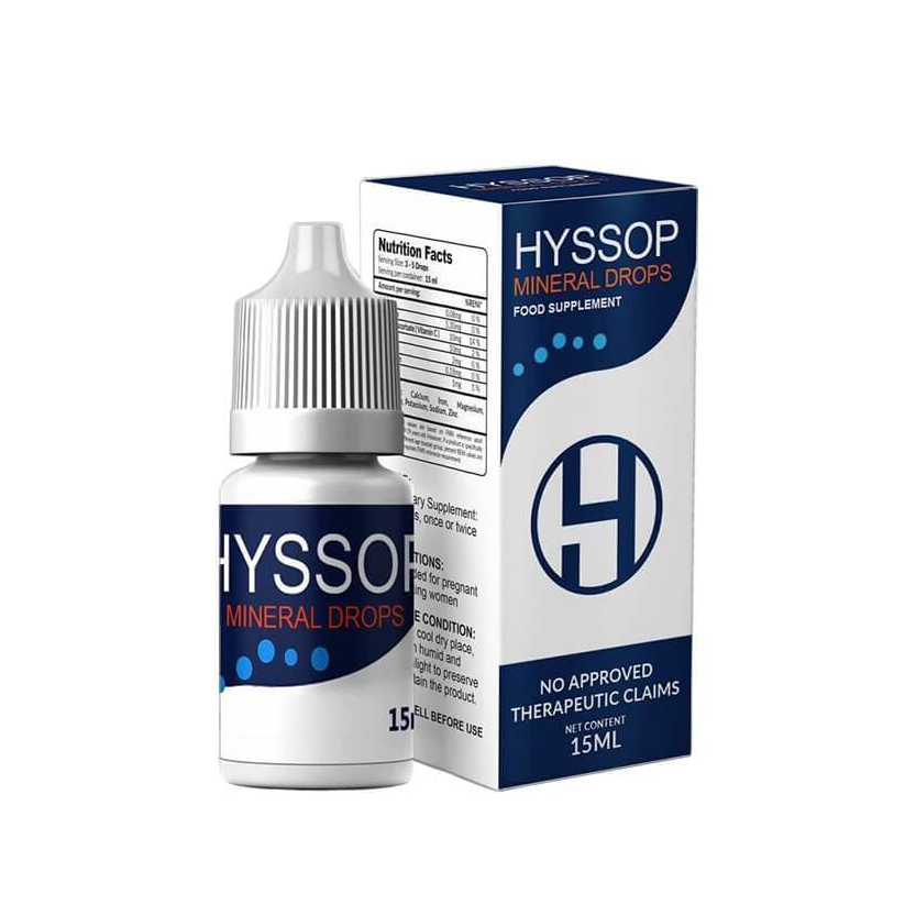 HYSSOP MINERAL DROPS | 15ml | Shopee Philippines