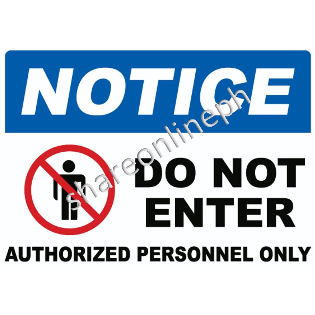 No Entry Signs Notice No Entry Signs Do Not Enter Signs No Entry