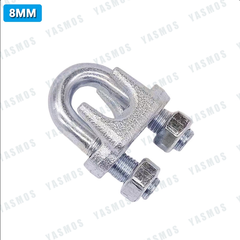 3 To 12mm Galvanized Steel Cable Wire Rope Clip U Clamps (Thimble ...