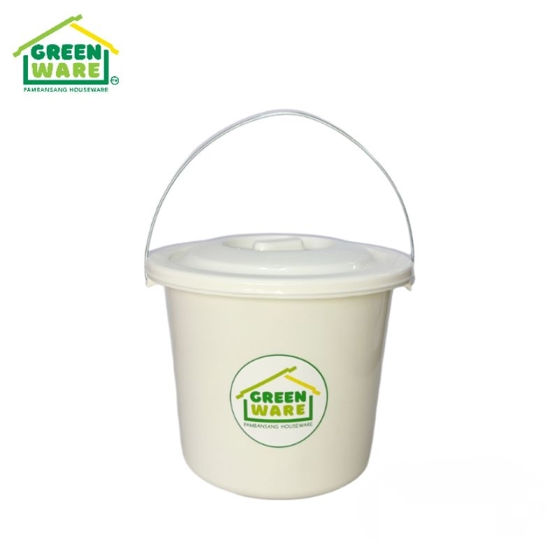 Greenware Pail w/ Cover Arinola Chamber Pot 1.5 GALLON Class B HW-1012 ...