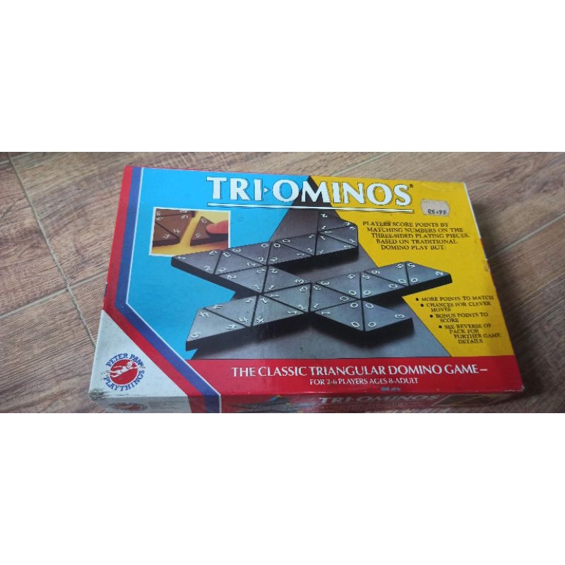 The Classic Triangular Domino Board Game | Shopee Philippines