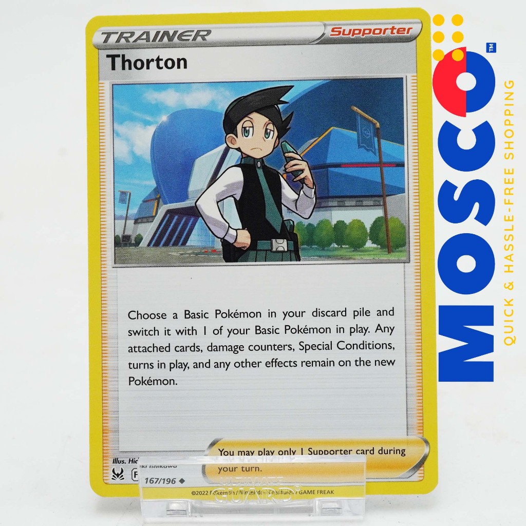 Thorton - 167/196 - Uncommon | Supporter Cards Pokemon TCG | Shopee ...
