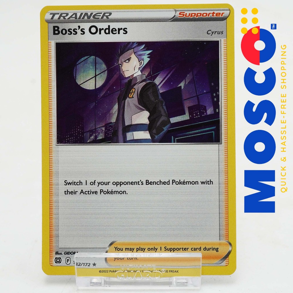 Boss's Orders - 132/172 - Holo Rare | Supporter Cards Pokemon TCG ...