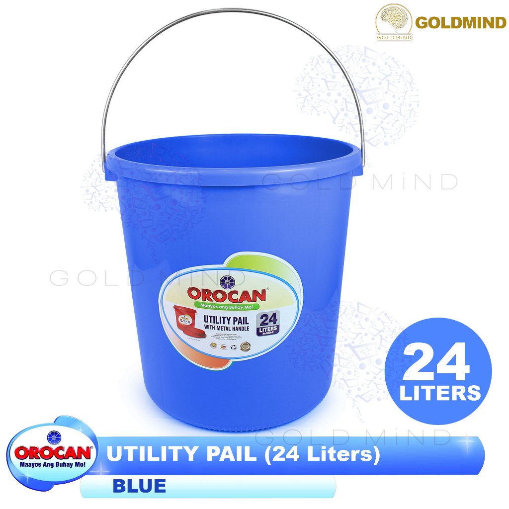 Orocan Utility Pail ( 24 Liters) -Gold Mind | Shopee Philippines