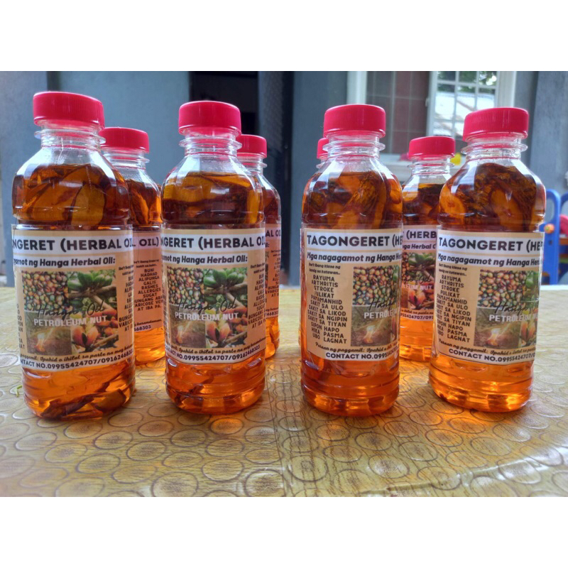 TAGUNGIRIT HERBAL OIL HANGA PETROLIUM NUT 250ml PEPPERMINT SCENT ...