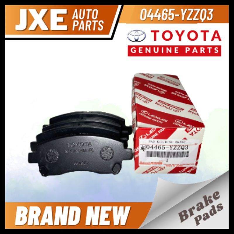 Brake Pads Ceramic for TOYOTA AVANZA 2006-2020 (04465-YZZQ3) Genuine ...