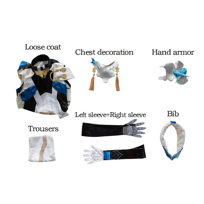 Gepard Cosplay Costume Honkai Star Rail Game Uniform Jarilo-VI ...