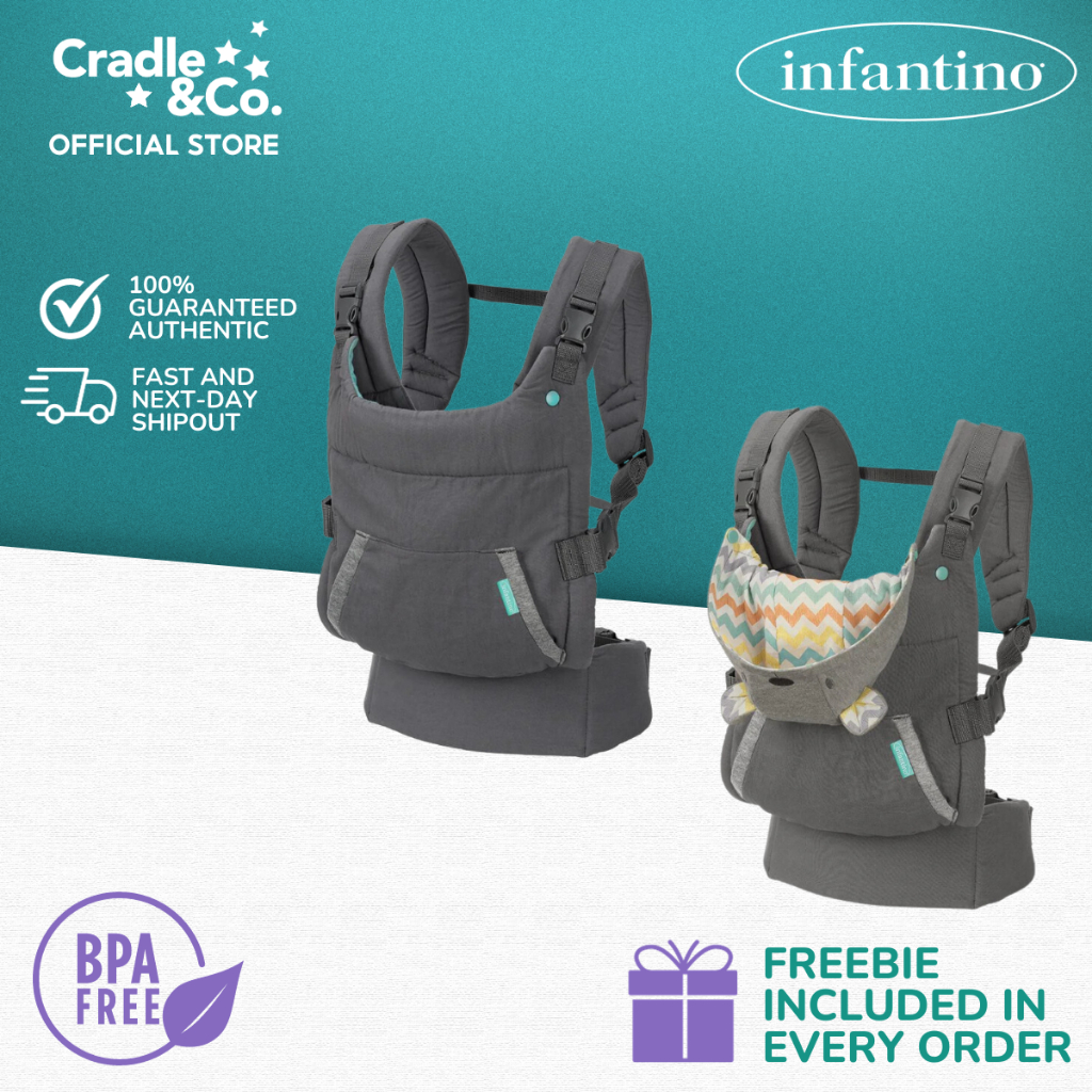 Infantino Cuddle Up Ergonomic Carrier - Comfortable Cute Baby Carrier ...