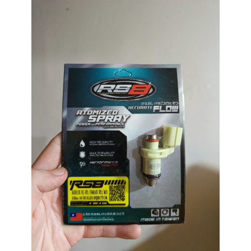RS8 INJECTOR 10HOLES FOR NMAX V2 AEROX V1 V2 MIO I 125 M3 | Shopee ...