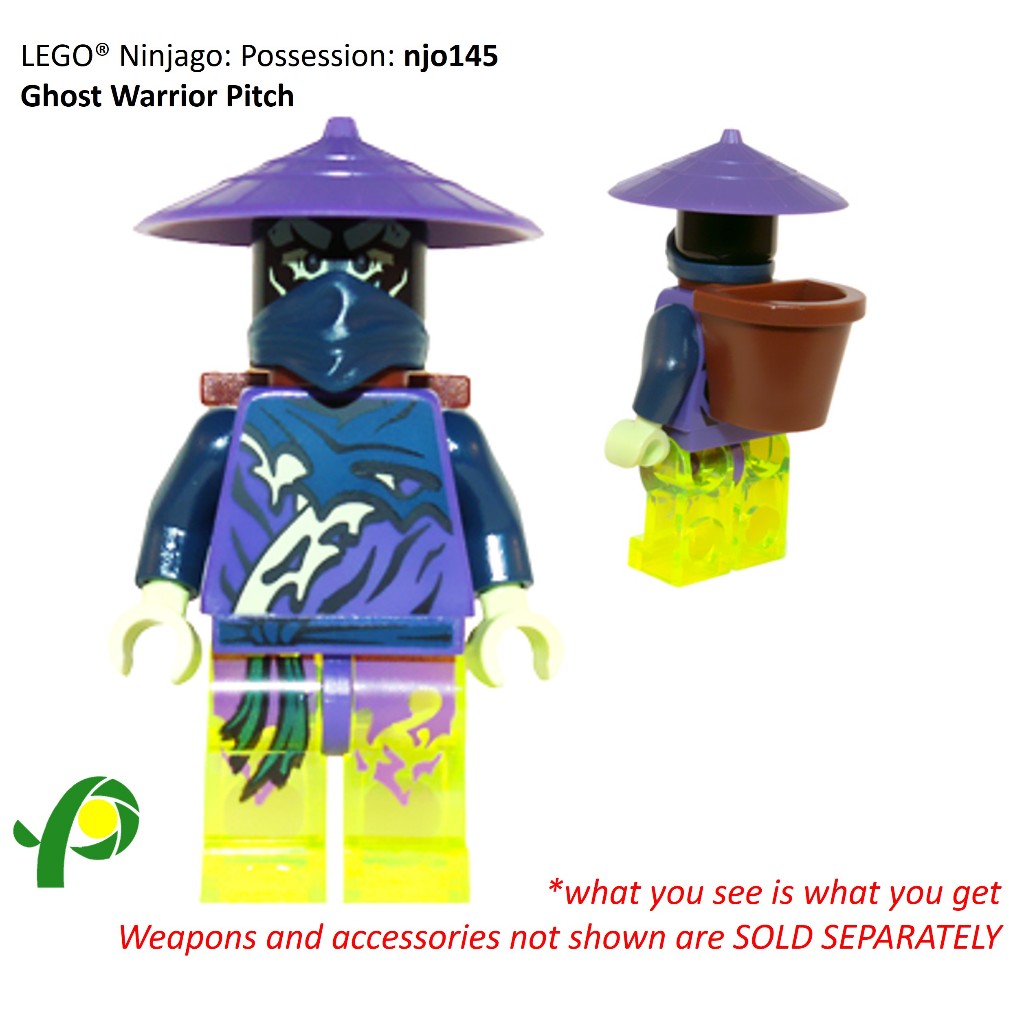 LEGO Ninjago Possessions Minifigure njo145 Ghost Warrior Pitch ...