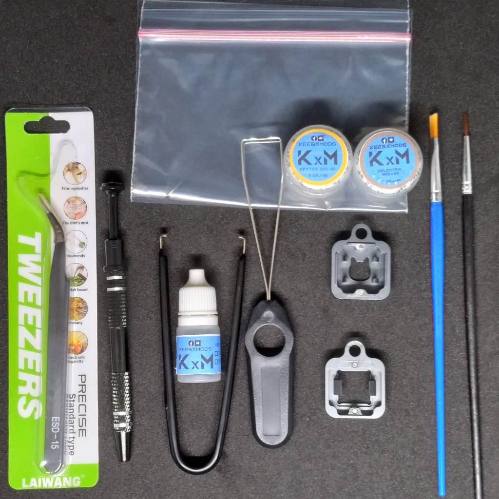 Mechanical Keyboard Mod Kit (205g0, 105, Tweezer, Switch Opener, Switch ...