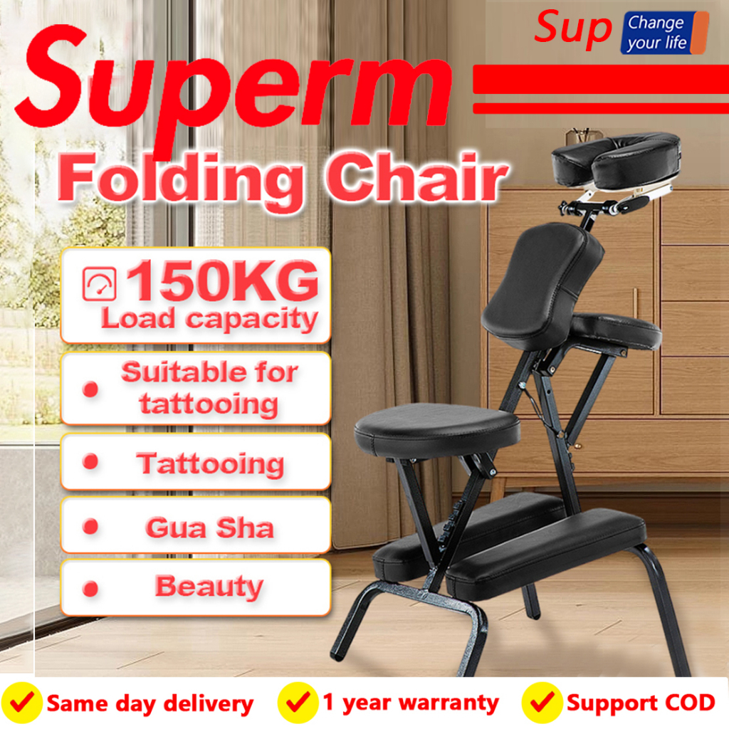 Massage Chair Back Tattoo Chair Adjustable Acupuncture Chair Aluminum ...