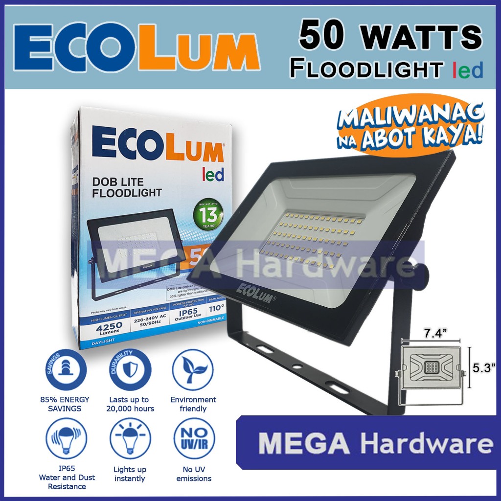 Firefly or Ecolum Outdoor LED Flood light | Shopee Philippines