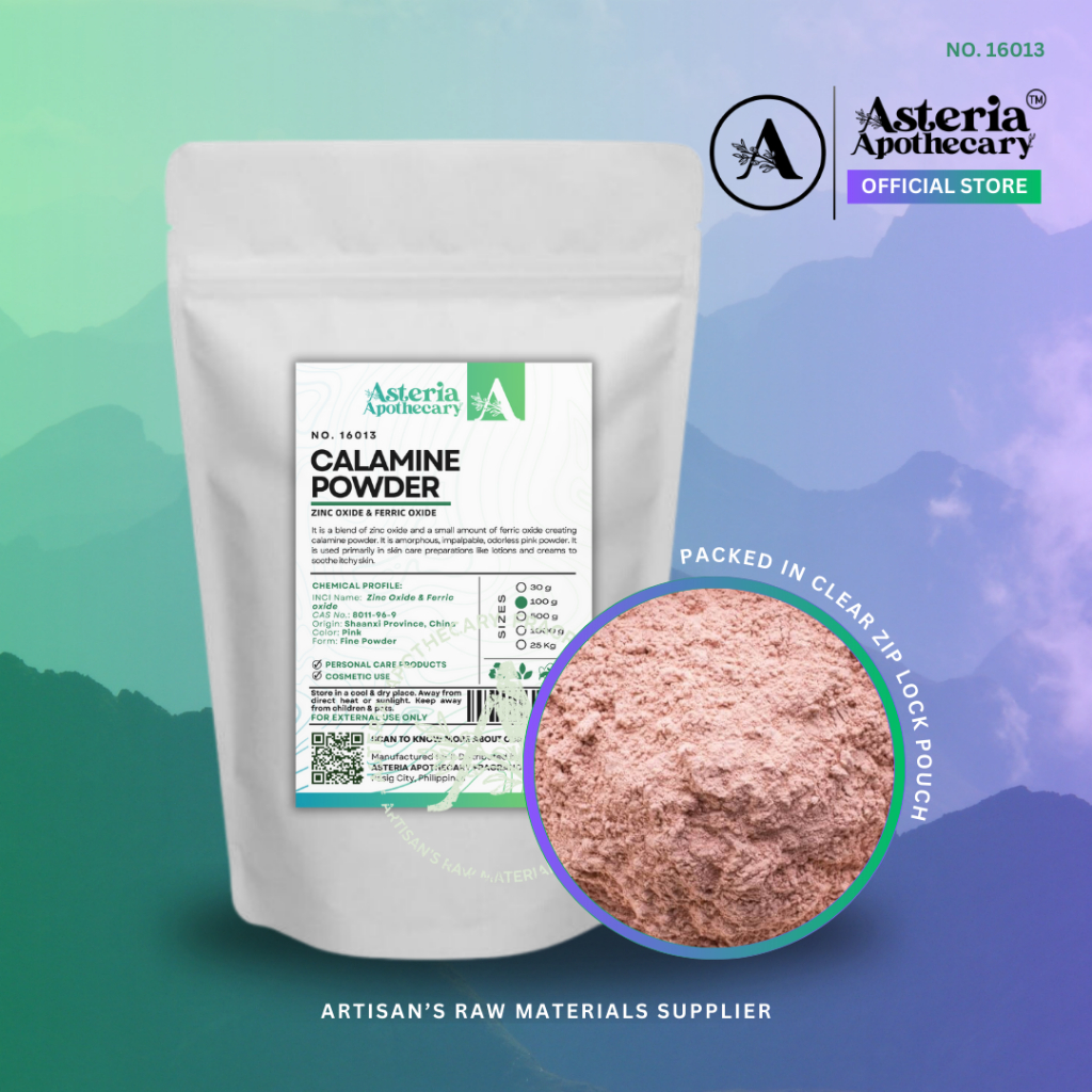 Calamine Powder 30g / 100g - Asteria Apothecary | Shopee Philippines