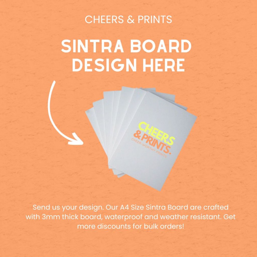 Customized / Personalized A4 Sintra Board Photo Tile | Shopee Philippines