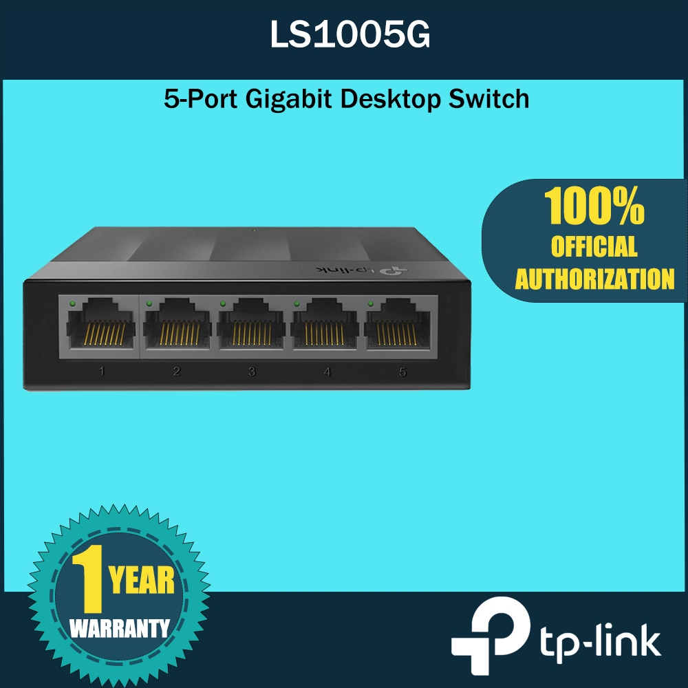TP-Link Litewave 5 Port Gigabit Ethernet Network Switch Ethernet Splitter No setup required ...