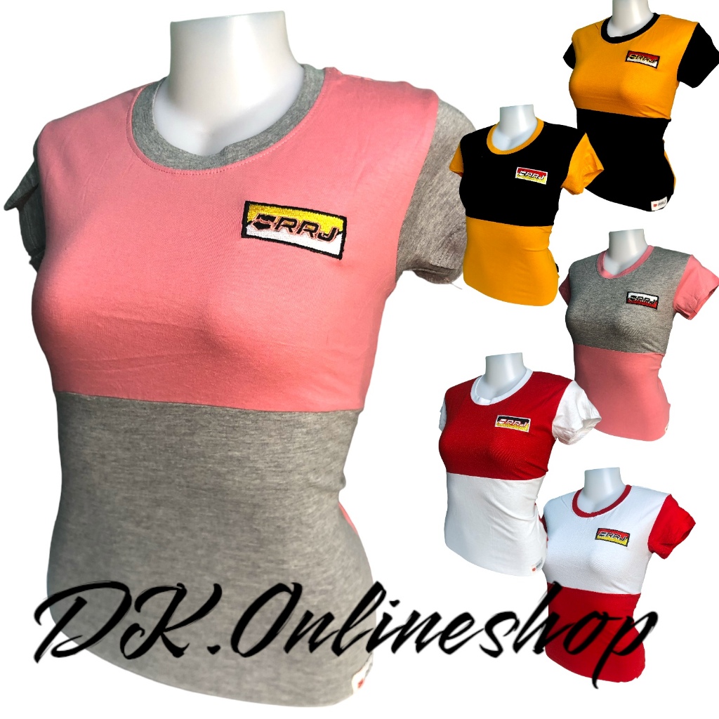 4D R.R.J.M.O. WOMEN EMBROID PREMIUM BRANDED OVERRUN T-SHIRT | Shopee ...