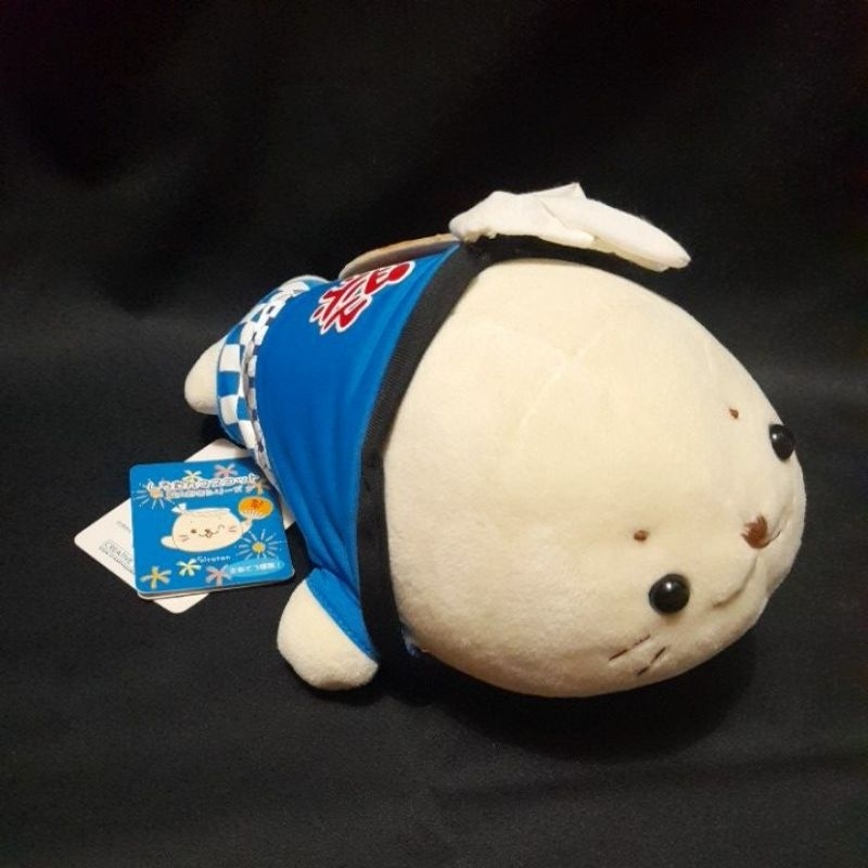 sirotan seal plush with removal japanese festival cloth with papertag ...