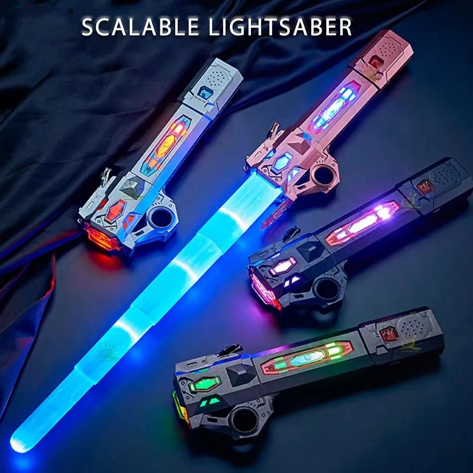 Star Wars Lightsaber Sound Effect Flash Stick Laser Double Sword Toy ...