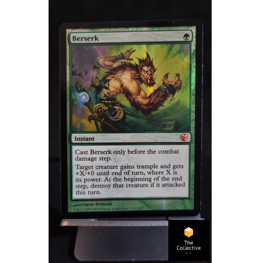 Magic the Gathering - MTG Card Game - Berserk - V09 (foil) [GREEN ...