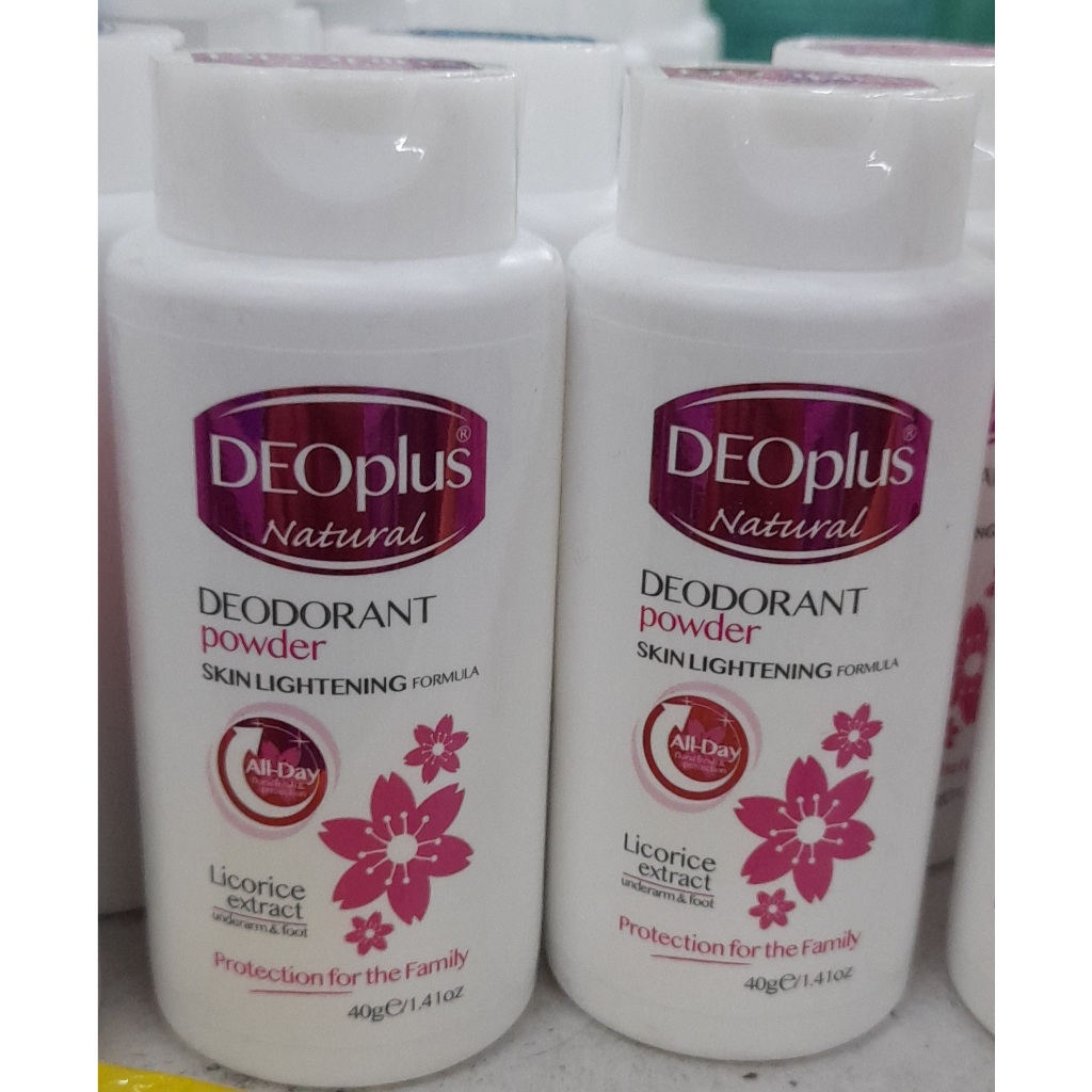 Deoplus Natural DEODORANT POWDER Skin Lightening Formula with licorice ...