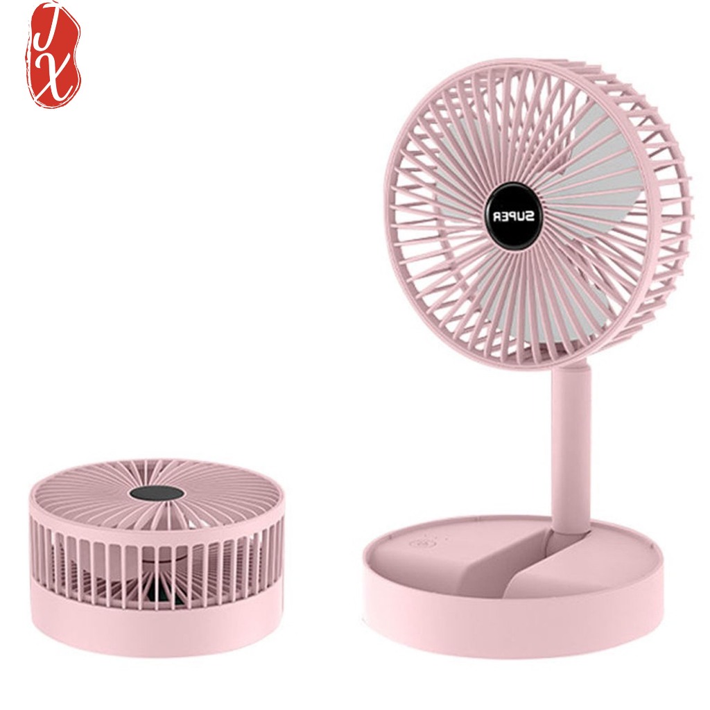 Mini Fan Portable folding telescopic fan usb desktop home 180 ...