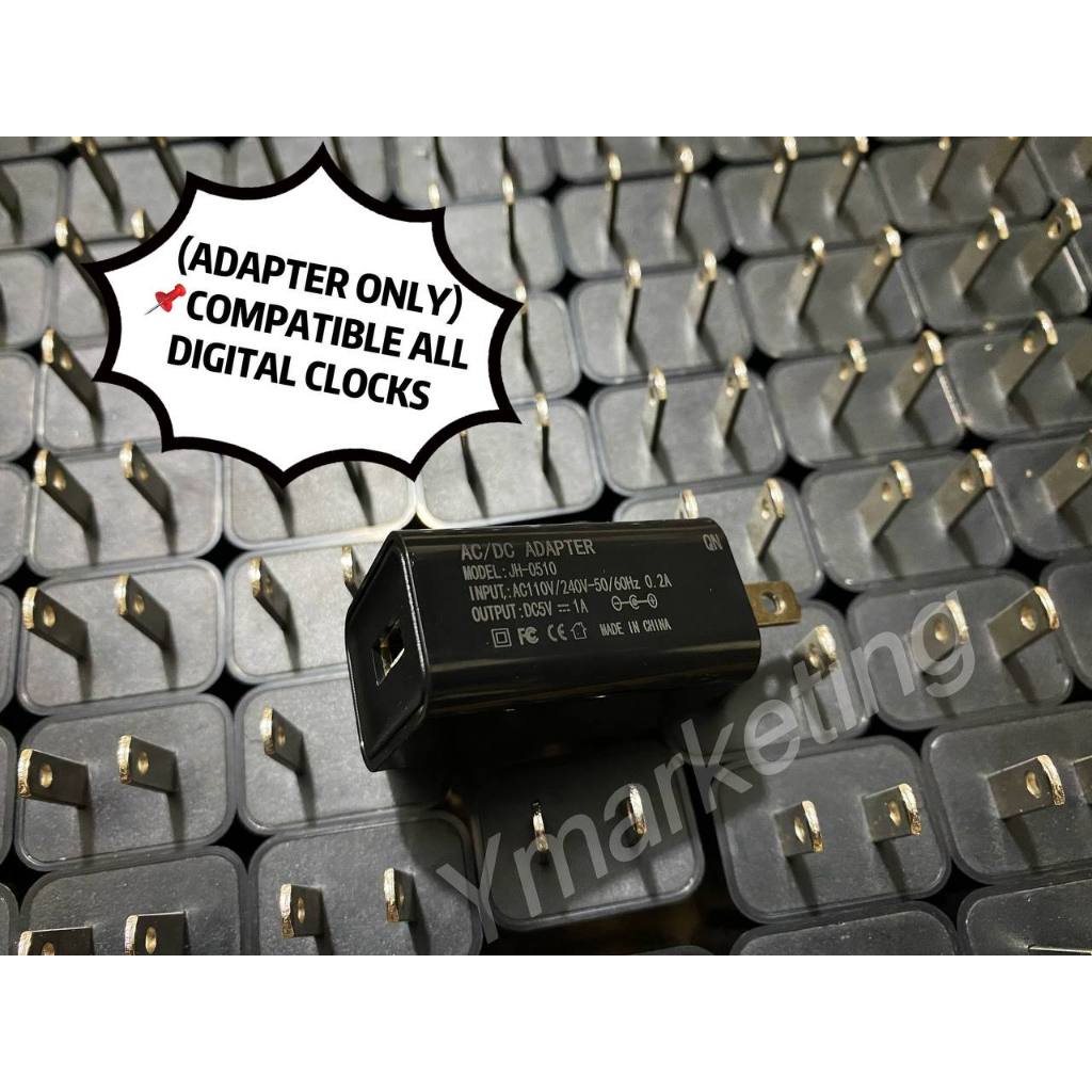 (0510) Adapter Compatible for All Digital Clocks | Shopee Philippines