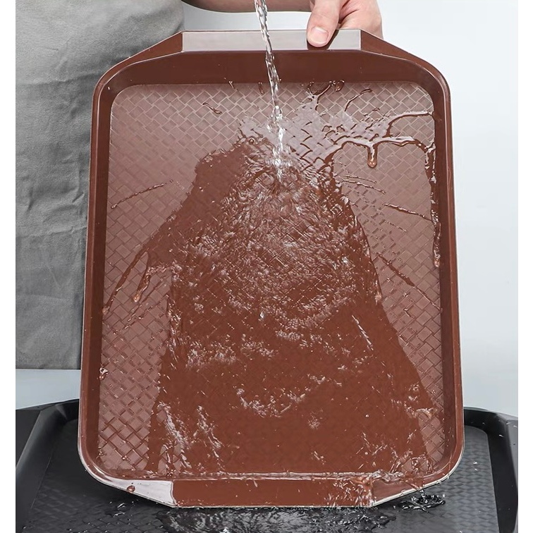 Food Service Tray Rectangle Heavy Duty Plastic Tray Food Tray ...