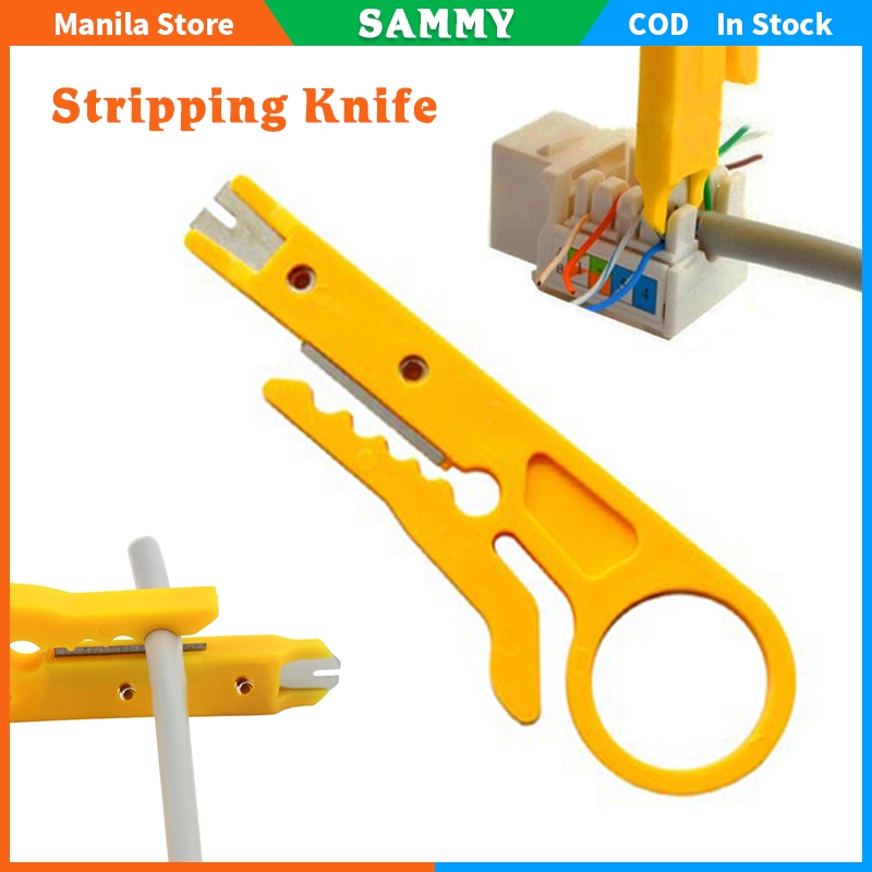 Mini Wire Stripper Crimper Pliers Crimping Tool For RJ45 Cat5 Cat6 ...