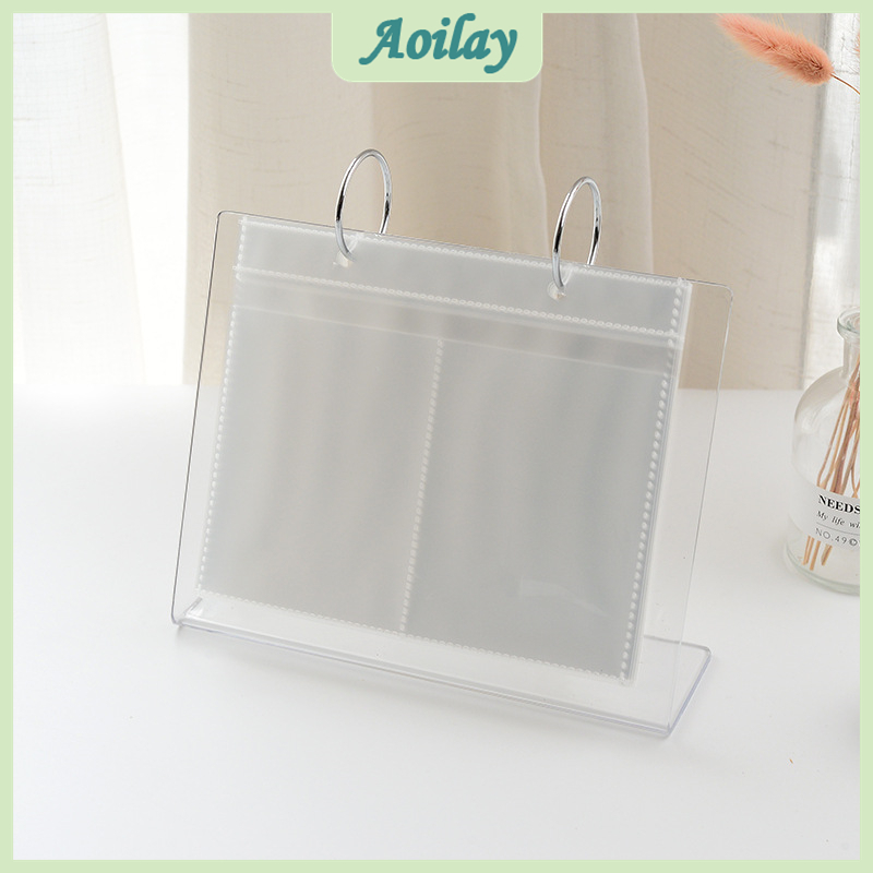 3 Inch Standing Photo Album Pocket Photo Calendar Acrylic Desktop Photo ...