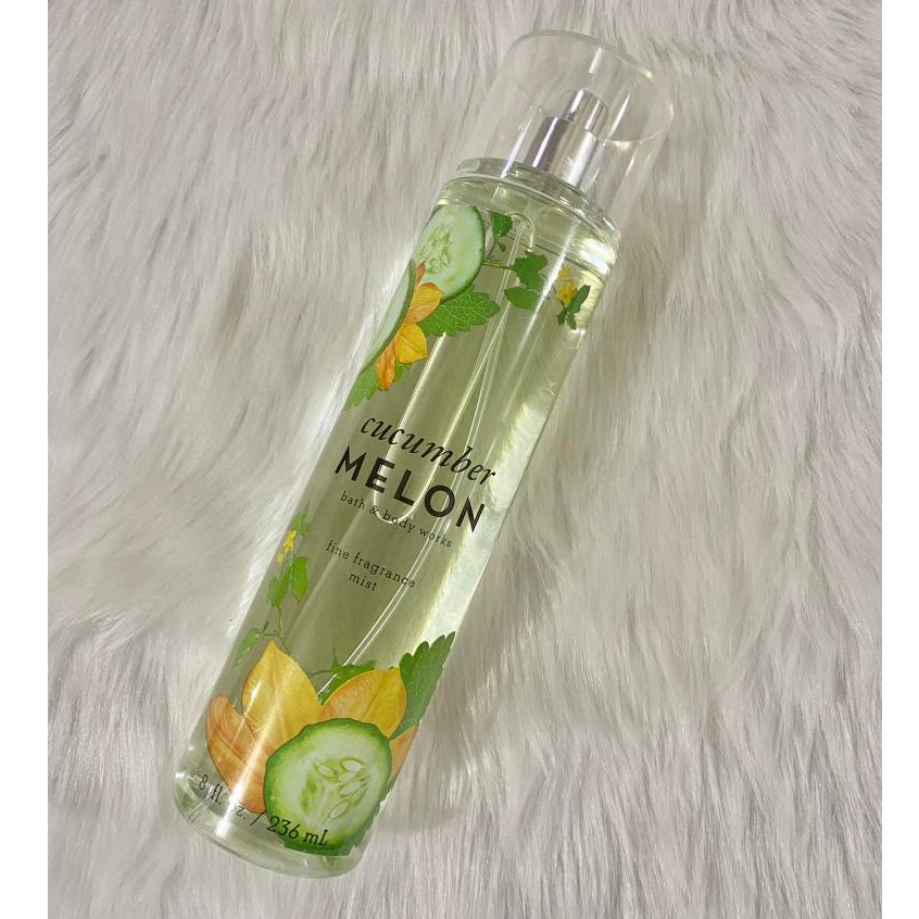 Cucumber melon light packaging Bath & body works fine fragrance mist ...