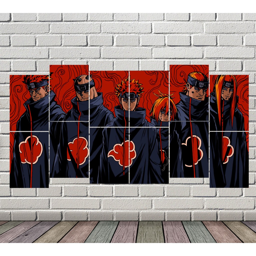 NARUTO PAIN CHARACTER PUZZLE POSTER SET WALLPAPER 12PCS BLOCK | Shopee ...