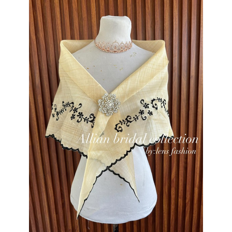 MODERN FILIPINIANA ALAMPAY W/ FREE Brooch | Shopee Philippines