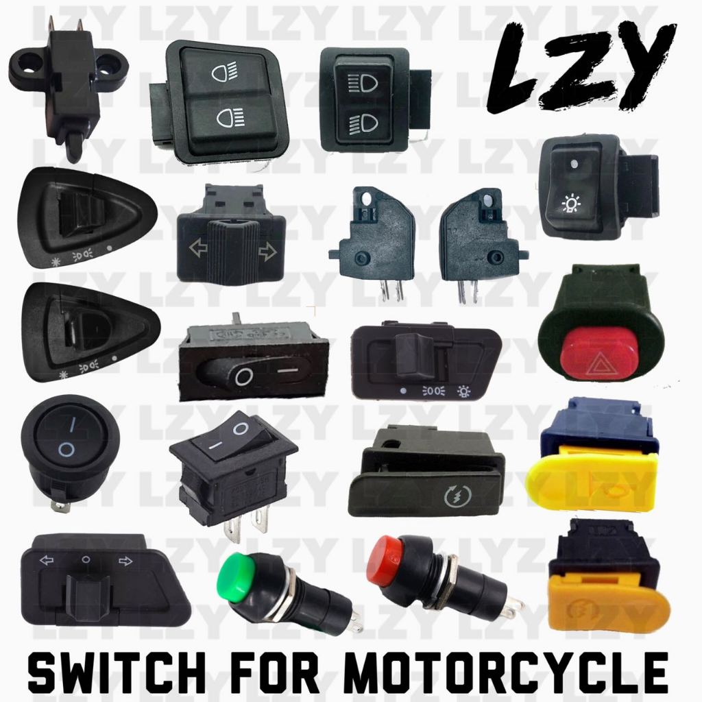 LZY Horn Starter Brake Push Button Hazard Headlight Switches for ...