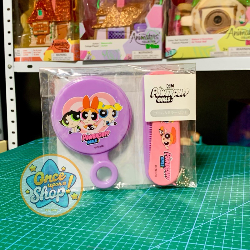 CARTOON NETWORK “THE POWERPUFF GIRLS” MINI HELD HAND MIRROR AND SLIDING ...