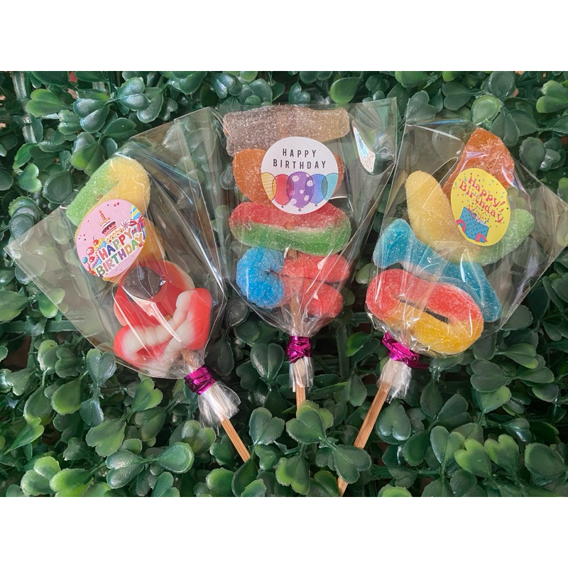 Gummies on Stick (assorted with stickers) | Shopee Philippines