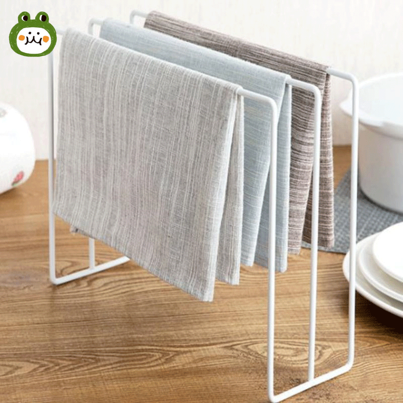 High Quality Iron Towel Rack Kitchen Cupboard Hanging Wash Cloth ...