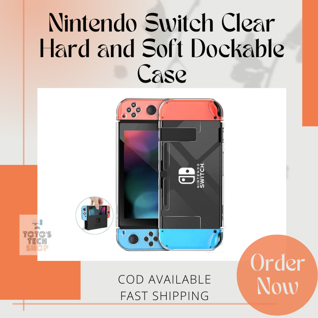 Nintendo Switch Clear Hard and Soft Dockable Case | Shopee Philippines
