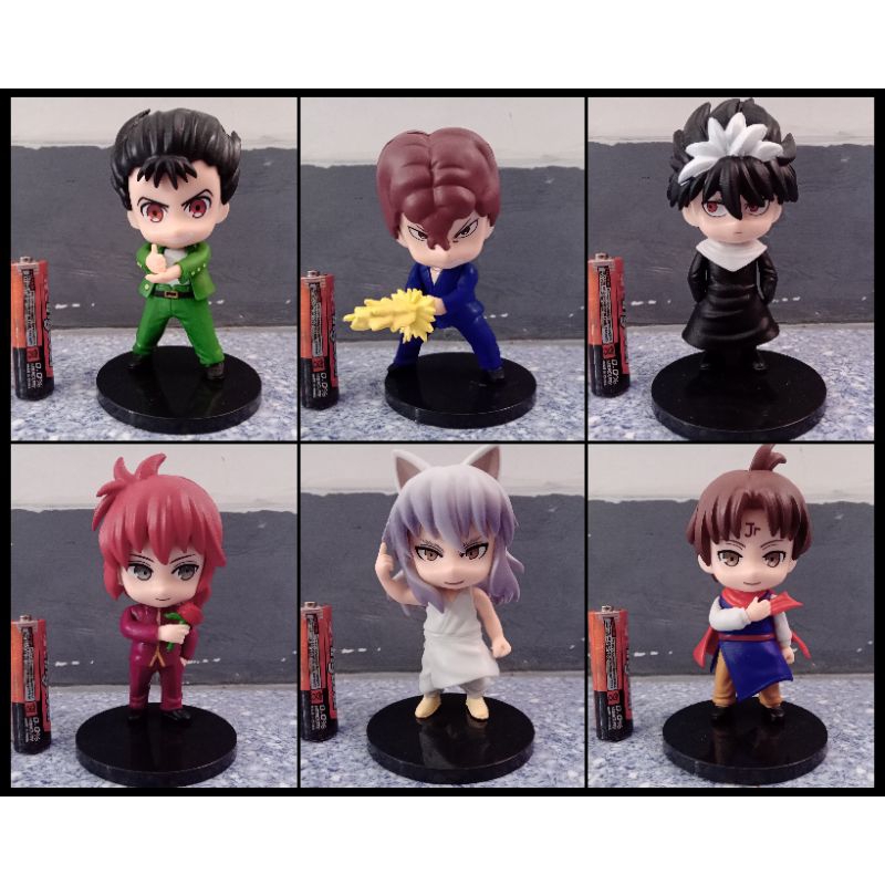 Yuyu Hakusho / Ghost Fighter Anime Chibi Action Figure Toys (KO/BL ...
