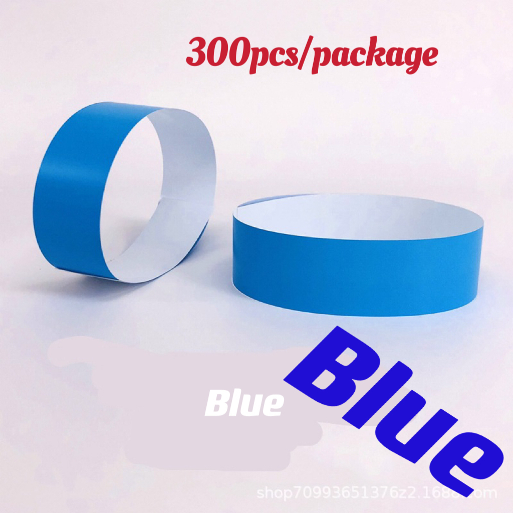 600Pcs Disposable Waterproof Hand Bands Sticker Paper Wristbands Party ...