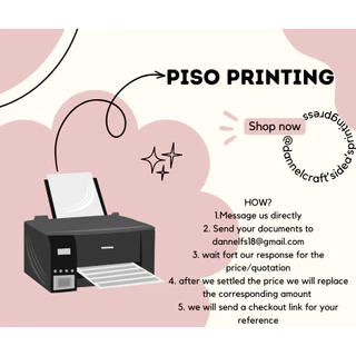 Shop piso print for Sale on Shopee Philippines