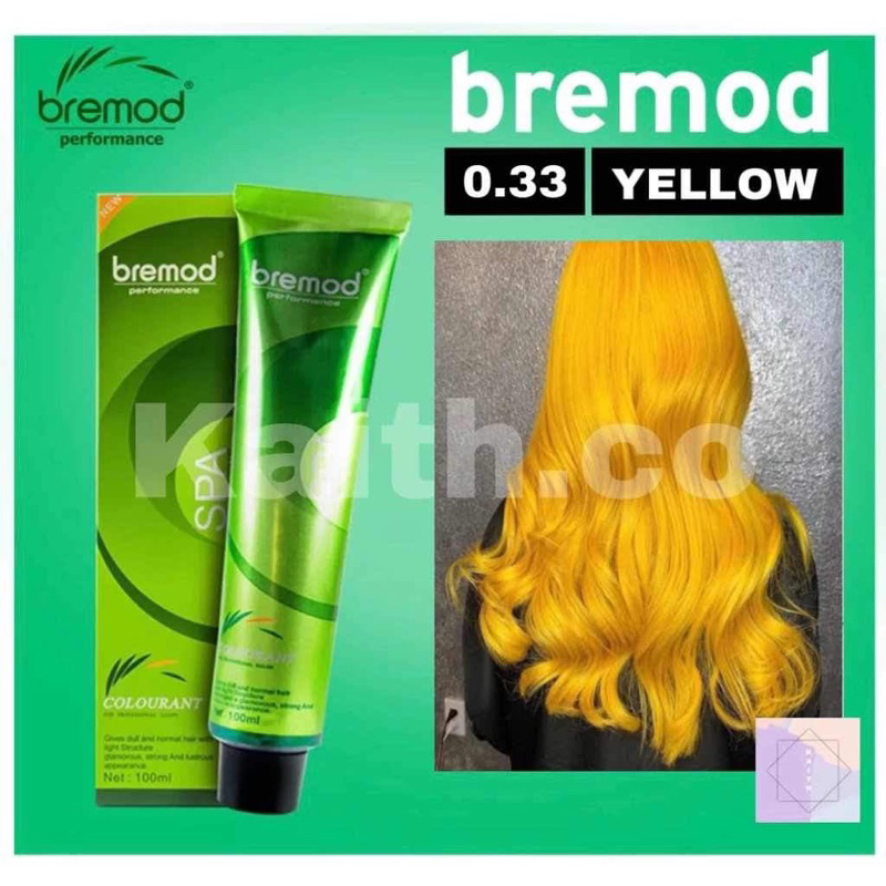 Bremod 0.33 Yellow Hair Color | Shopee Philippines