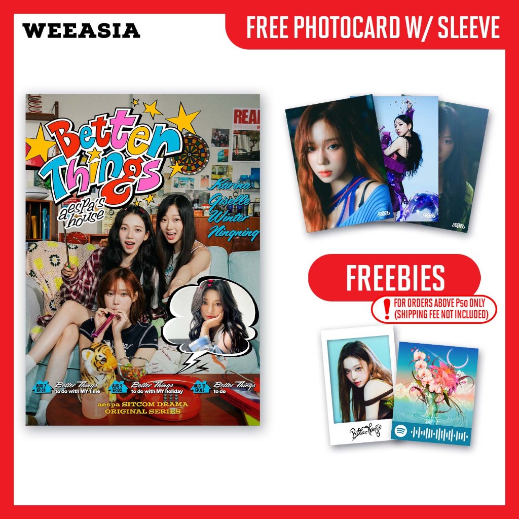 AESPA BETTER THINGS CUSTOMIZED A4 KPOP Posters HD Print with FREEBIES | WEEASIA | Shopee Philippines