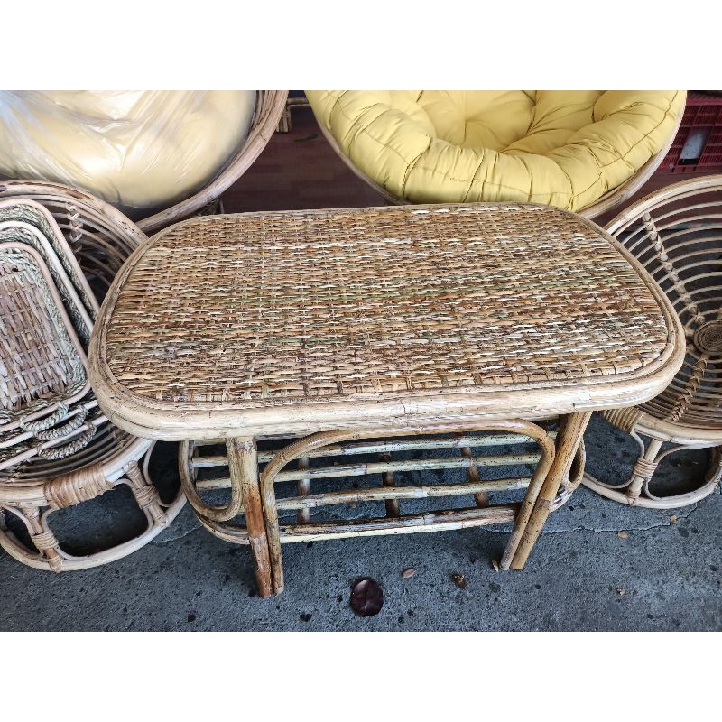 New Rattan Table/native table/handmade table | Shopee Philippines